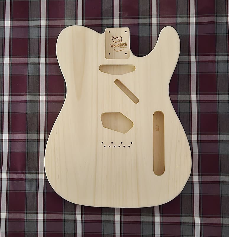 Woodtech Routing - 2 pc Eastern White Pine Telecaster Body - | Reverb