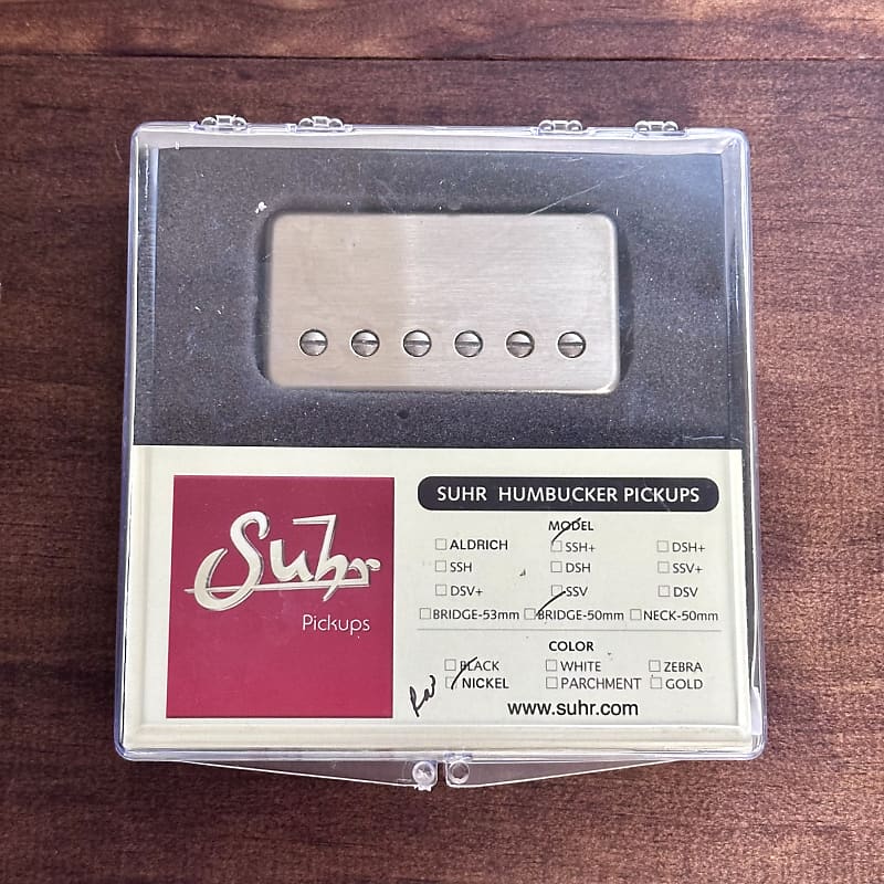 Suhr SSH+ Bridge Humbucker, 50mm - Raw Nickel | Reverb Australia