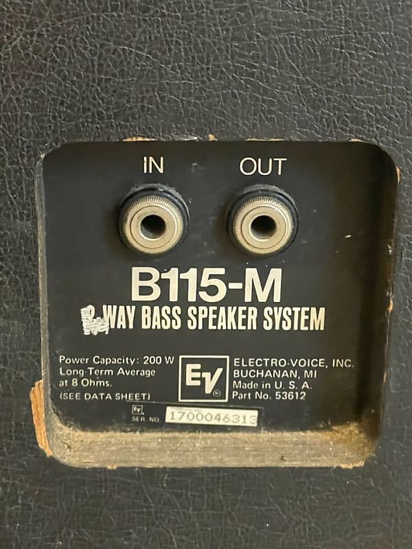 Ev B115 M Bass Cabinet | Cabinets Matttroy