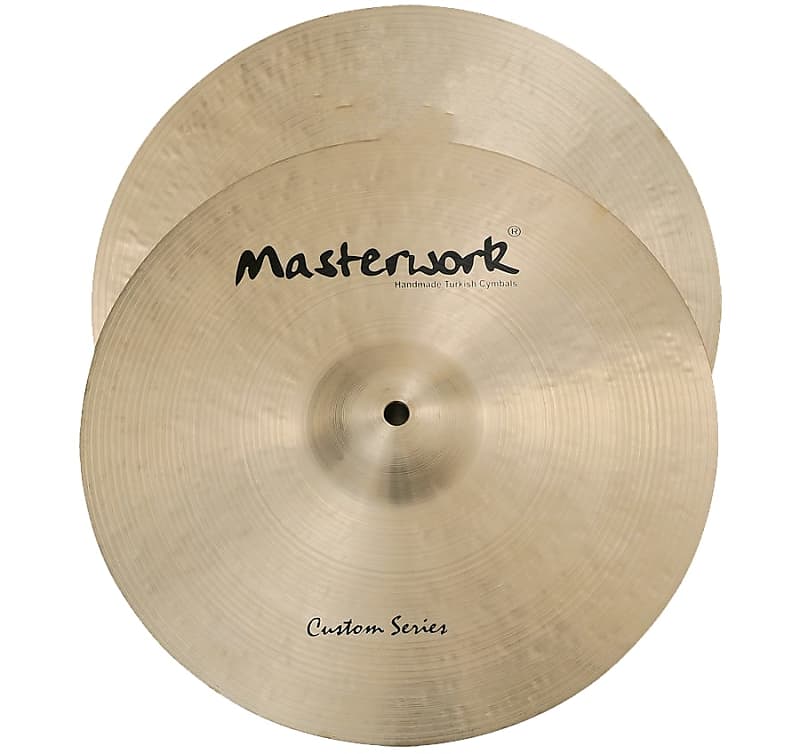 Masterwork Cymbals Custom Series 11'' Extra Heavy Hi-Hats | Reverb