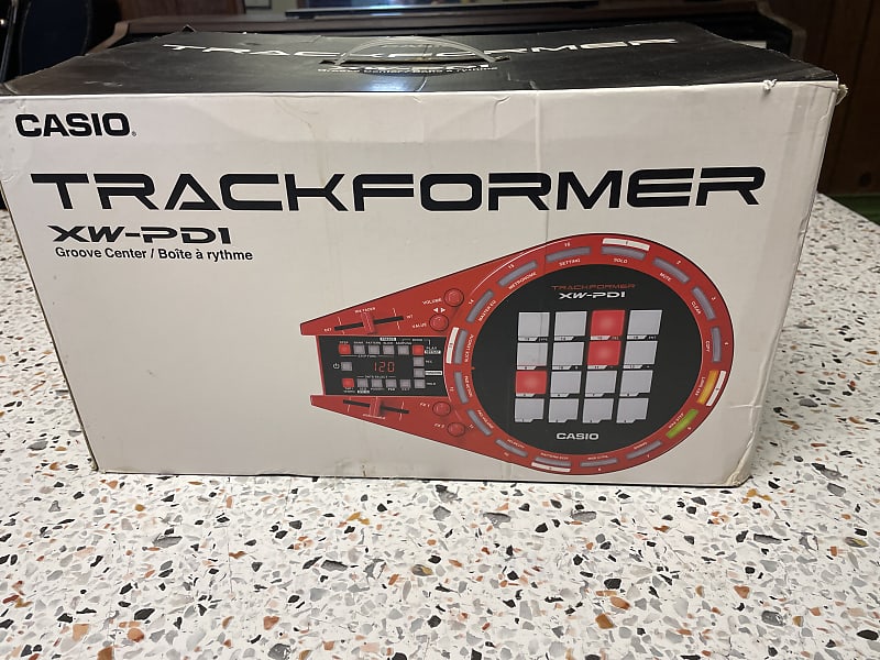 Casio Trackformer XW-PD1 groove center sampler with box | Reverb