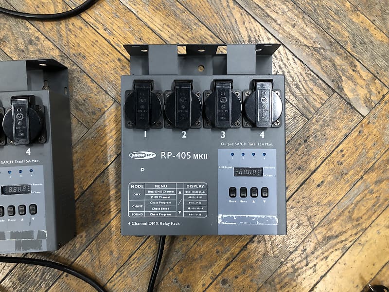 Showtec RP-405 MKII – 4 channel fast relay switcher DMX or | Reverb