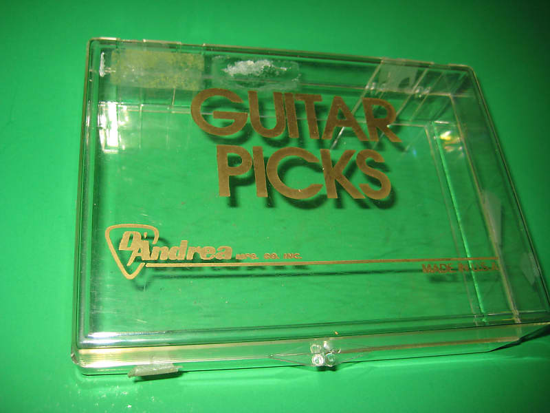 D'Andrea Pick Display Box Vintage 1970's | Reverb