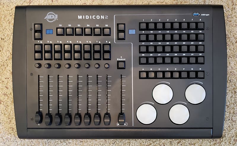 ADJ MIDICON-2 PROFESSIONAL USB POWERED MIDI SOFTWARE | Reverb