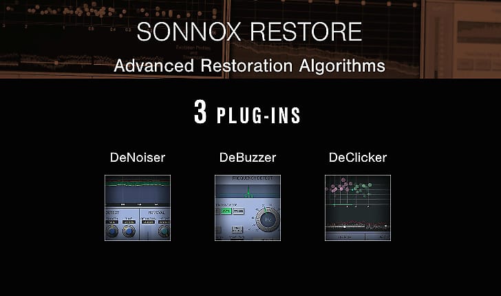 New Sonnox Restore Bundle Native Oxford DeClicker DeBuzzer | Reverb
