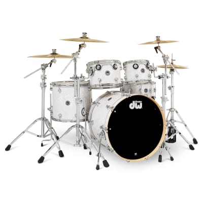 DW DWe 5pc Complete Electronic/Acoustic Drum Set Black Galaxy | Reverb