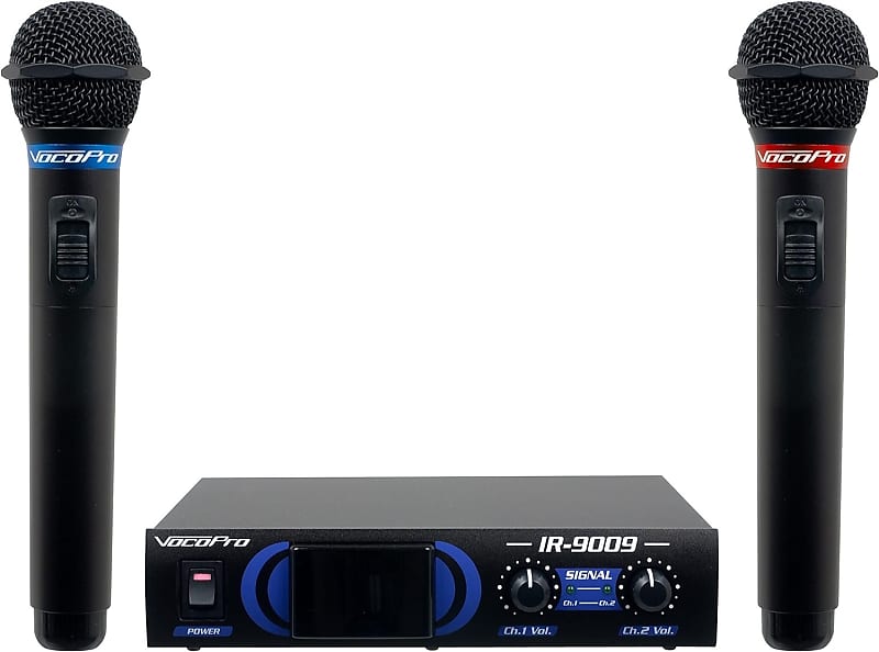 VocoPro Microphone System, Black, 2X2X2 (IR-9009-1) | Reverb