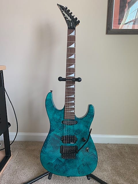 Jackson Doug Aldrich Signature Blue-Green Circa 1993 | Reverb