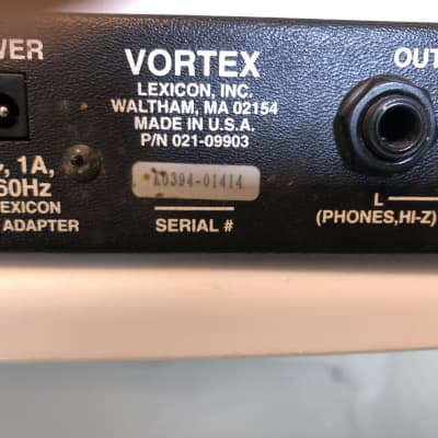 Lexicon Vortex Audio Morphing Multi-Effects Processor | Reverb