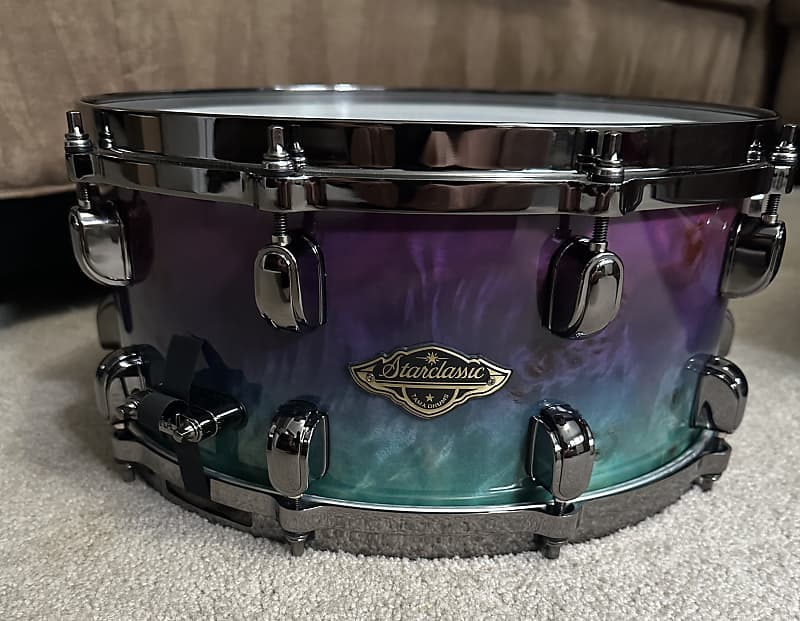 Tama Starclassic Walnut/Birch Snare Drum 14x6.5 Nebula Mappa | Reverb