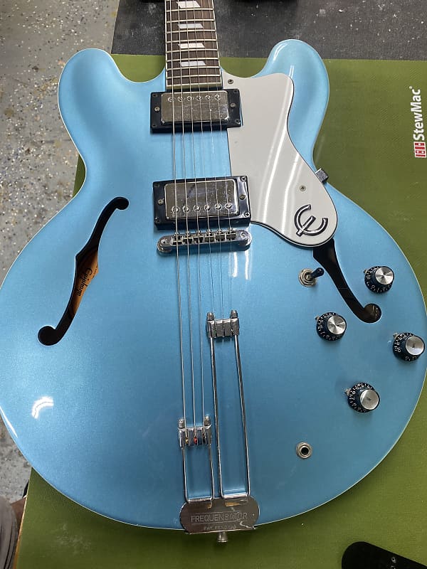 Epiphone Riviera ML 1997 Metallic ice blue | Reverb