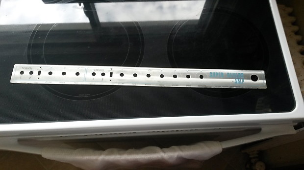 Fender Silverface Super Reverb -amp faceplate 1970 | Reverb