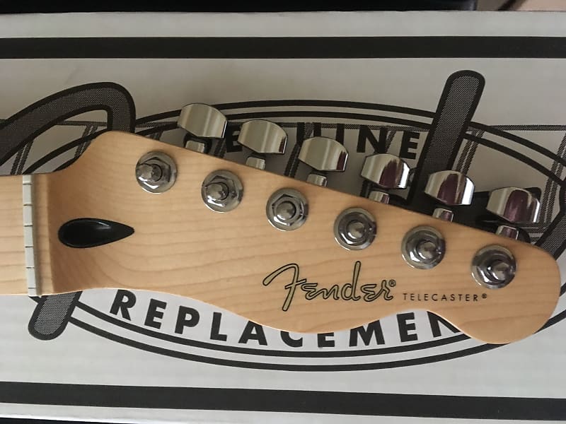 Fender 22 Fret 9.5 Radius Tele Player Neck W Tuners | Reverb