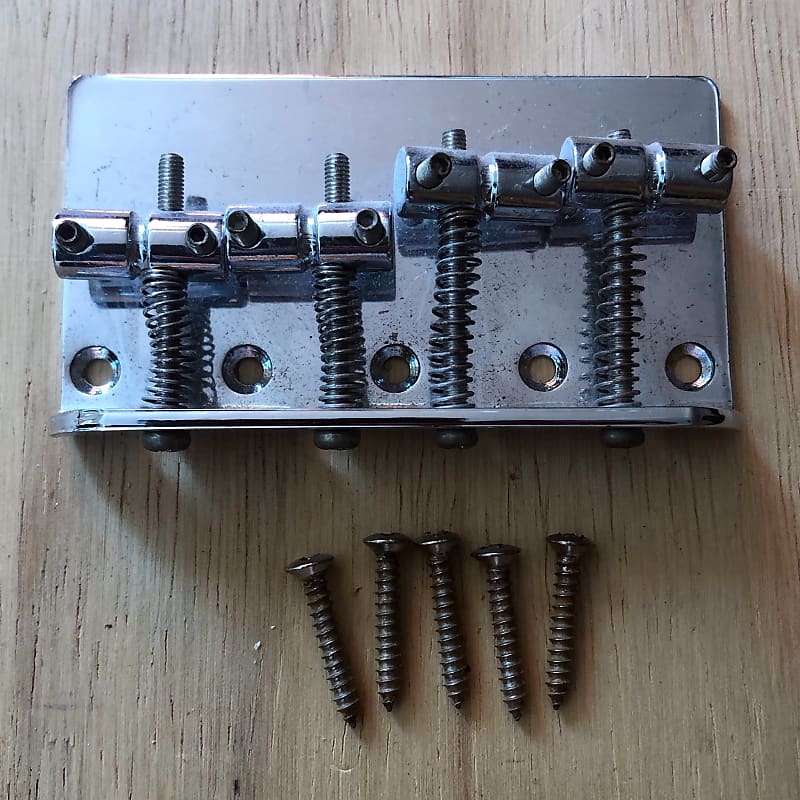 Encore Precision Bass Bridge Chrome | Reverb