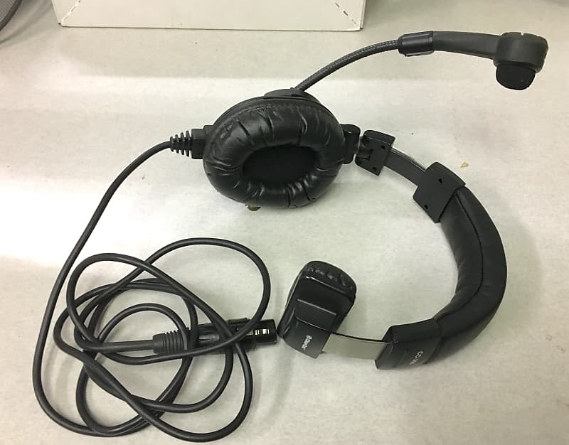 ClearCom® CC-300 Intercom Headset With 4 Pin Female XLR Plug | Reverb