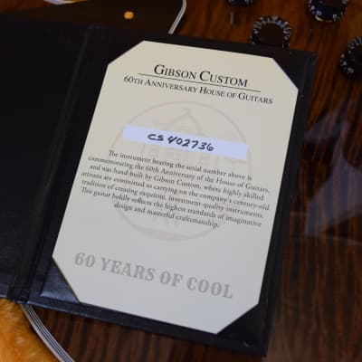 Gibson Les Paul House of Guitars 60th Anniversary Custom Shop | Reverb