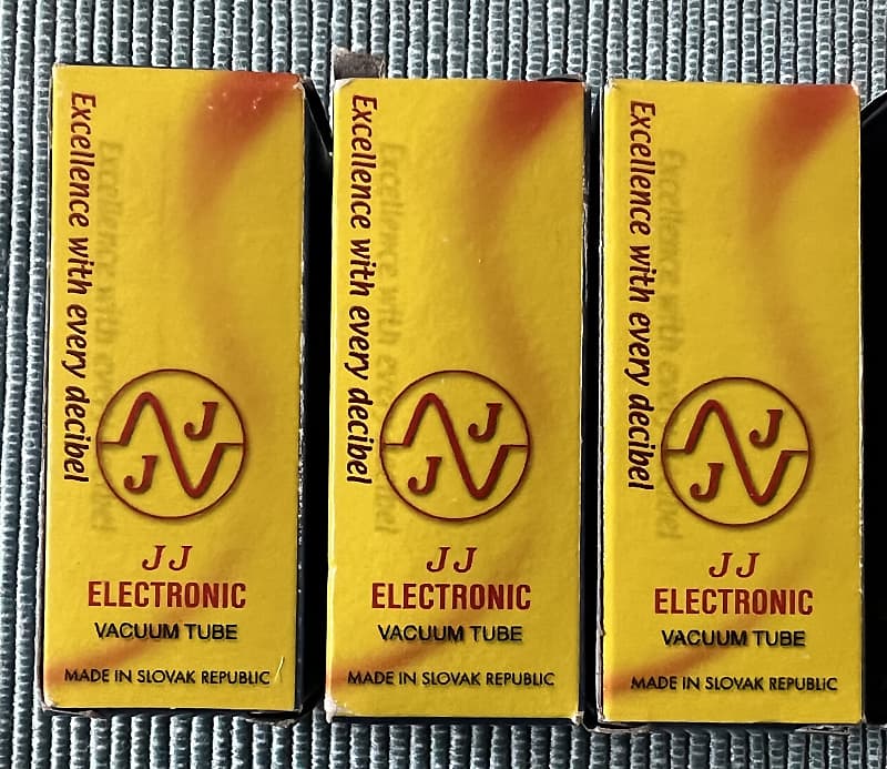 Lot of preamp tubes JJ Electronic 3 ECC83 12AX7 | Reverb
