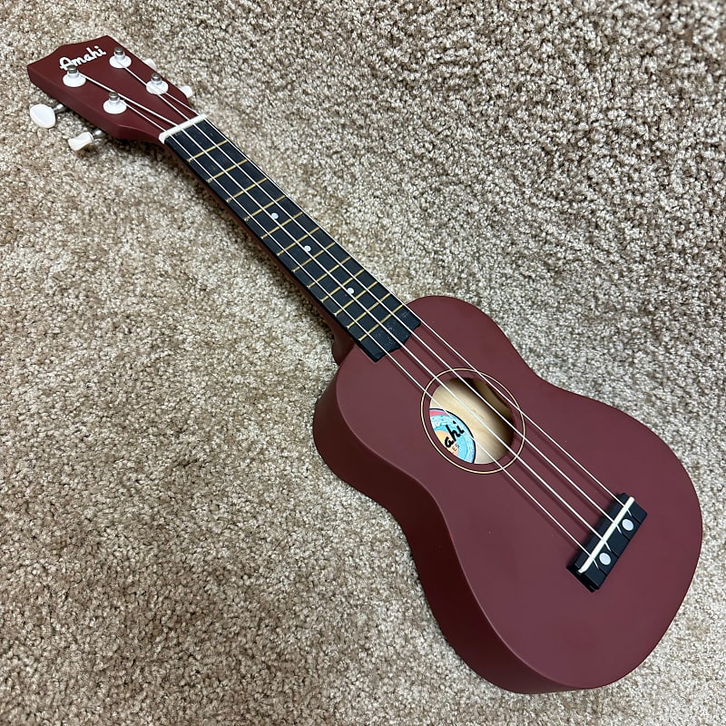 Amahi PNUKBR Soprano Ukulele Chocolate Chip Brown w/ Cover | Reverb