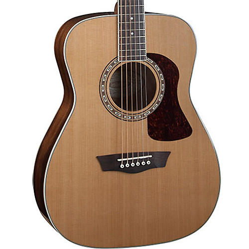 Washburn Heritage Series HF11S Folk Mahogany Cedar Acoustic | Reverb