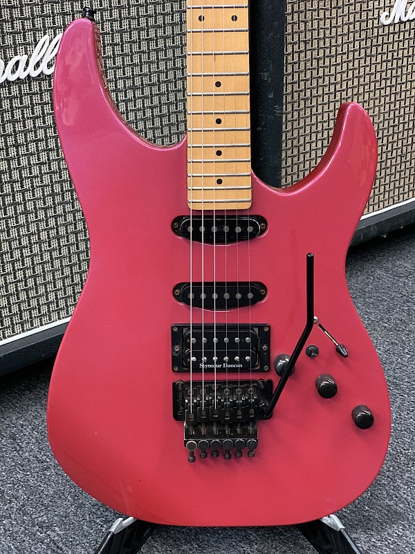 Kramer Pacer Custom II with replacement neck 80's Magenta | Reverb