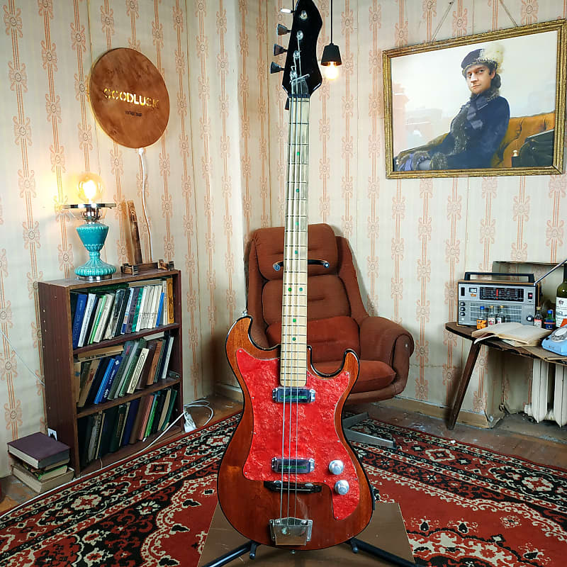 BASS GUITAR USSR BORISOV ART 216 VINTAGE SOVIET deluxe | Reverb