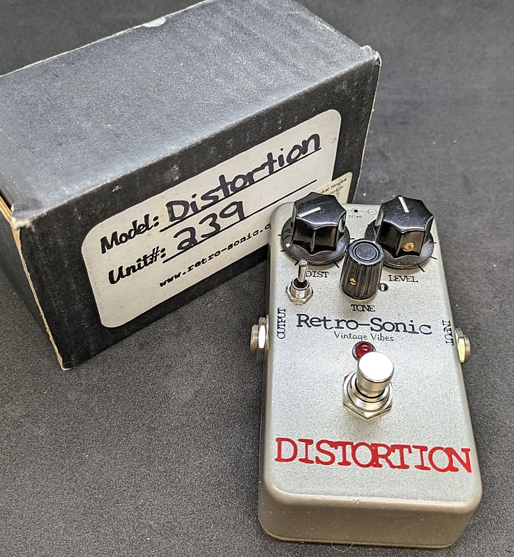 Retro-Sonic Distortion 2010s - Silver | Reverb