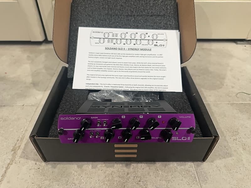 Synergy SLO II Special Edition 2-Channel Preamp Module | Reverb