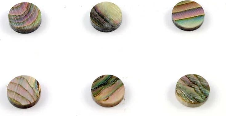 LT-1498-000 Red Abalone Inlay Dots, 12 pcs | Reverb