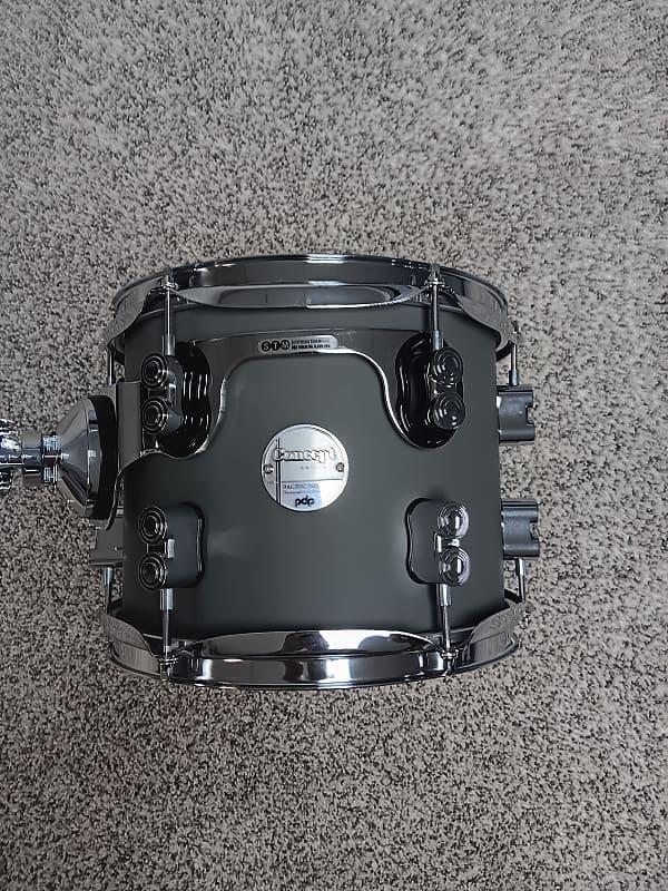 PDP Concept Maple 10" tom 2020s - Satin Pewter | Reverb