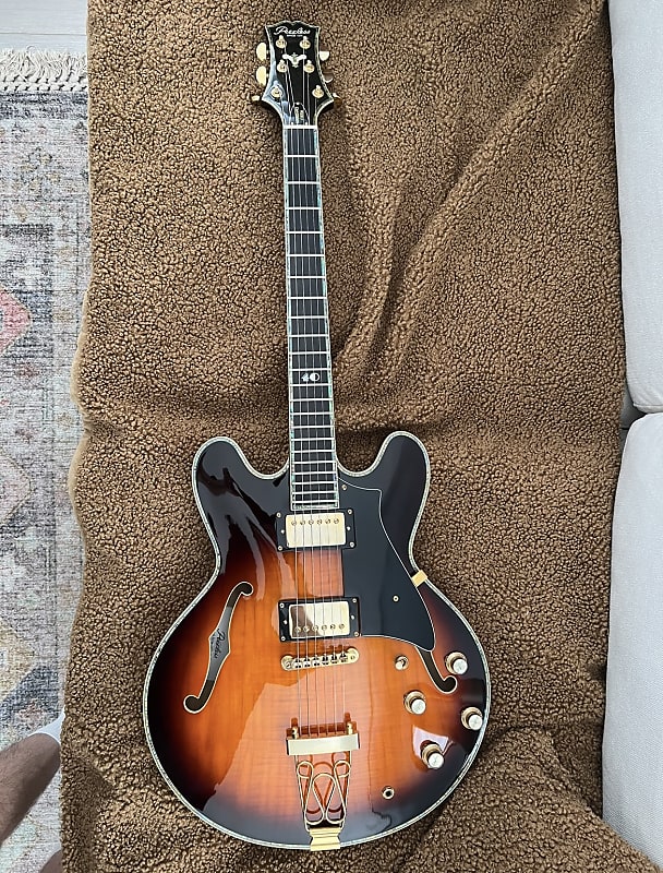 Peerless Custom 2010 40th anniversary semi-hollow guitar - | Reverb