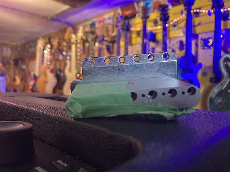 Fender Custom Shop Stratocaster Bridge - Chrome | Reverb
