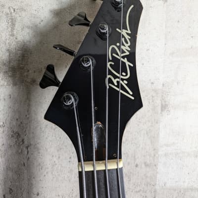 B.C. Rich Warlock Bass N.J. Made in Japan 80-90s Black | Reverb