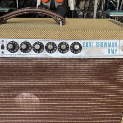 Fender Dual Showman Combo Amp frankenstein 1969-1971 - Tweed | Reverb
