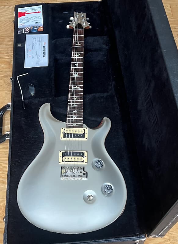 PRS Custom 24 (Silver Top - Natural Back) | Reverb