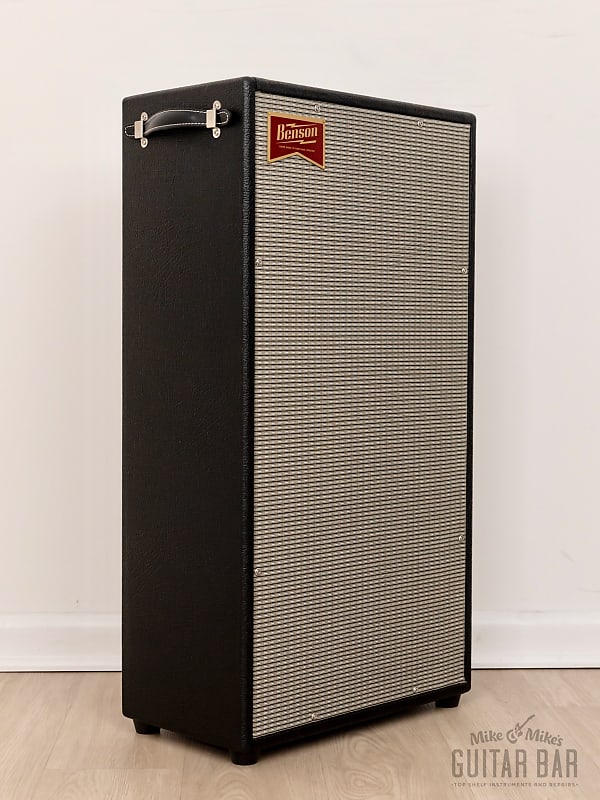 Benson 2x12 Boutique Guitar Amp Speaker Cabinet Black w/ | Reverb UK