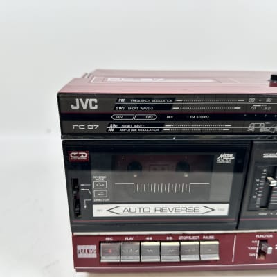 Vintage 1980s JVC PC-37J Boombox Cassette, No Speakers, Tuner | Reverb