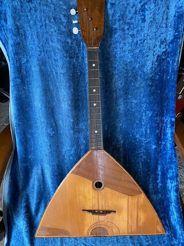 Balalaika Prima 3 strings Chernigov 1980s Soviet USSR Vintage | Reverb