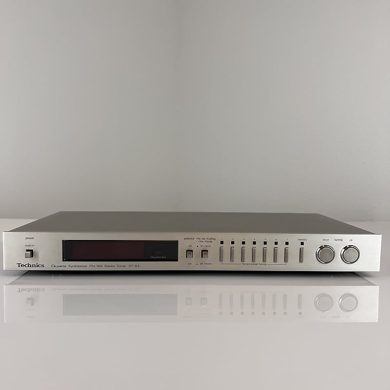 Technics ST-S3 Quartz Synthesizer FM/AM Stereo Tuner 80’s | Reverb