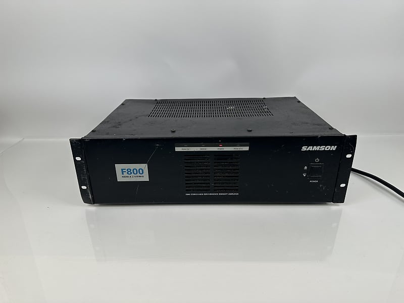 Samson F800 400W Per Channel High Performance Stereo Power | Reverb