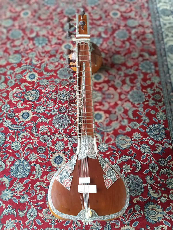 Sardarflute Vintage Applique Sitar 1973 - Teak | Reverb