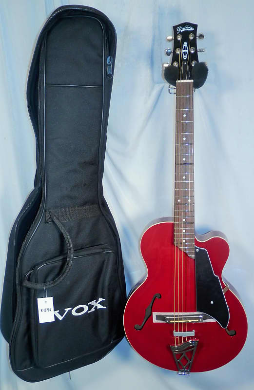 Vox Giulietta VGA-3PS-TR Trans Red Archtop Cutaway Acoustic | Reverb