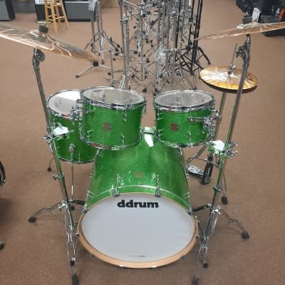 DDRUM Dios 3 Piece Red Cherry Sparkle Shell Pack NEW DS MP | Reverb