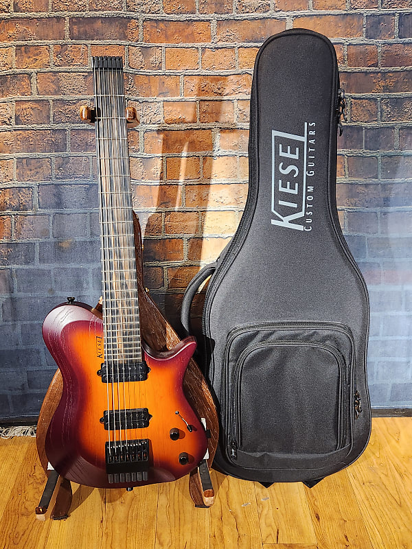 Kiesel Zeus 7 Sunburst Open Pore Finish w/ Original Gig Bag | Reverb