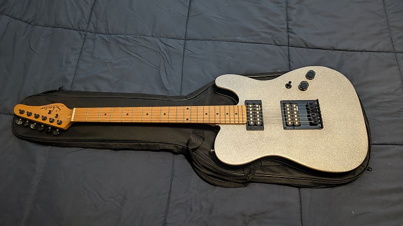 Schecter PT Monster Energy 2017 - Silver Sparkle | Reverb