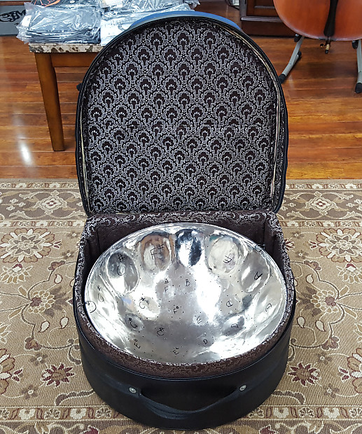 Federico Steelpan Low C Tenor Steel Drum with Padded Rolling | Reverb