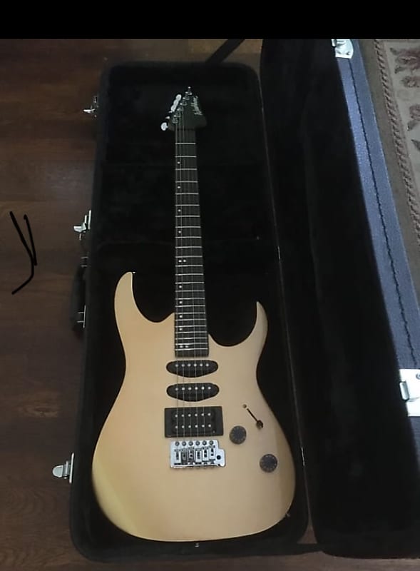 Washburn WR150 Electric Guitar Metallic Grover tuners. case | Reverb