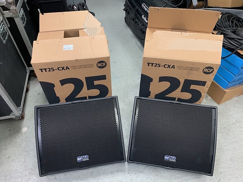RCF TT25-CXA (PAIR) Active 15" 2-Way Powered Coaxial Monitors | Reverb