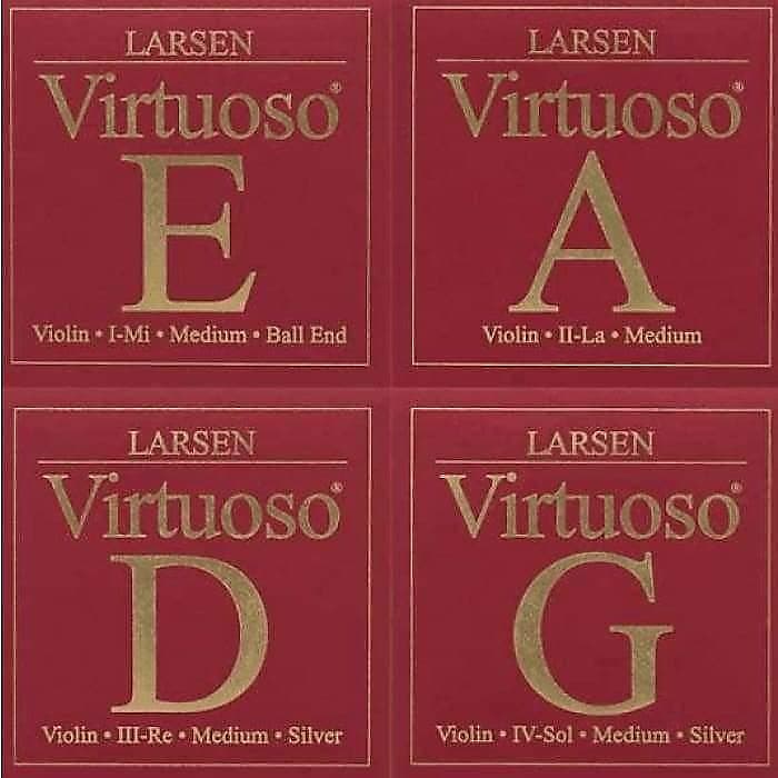 Larsen Virtuoso Violin String Set - Set- Loop End | Reverb