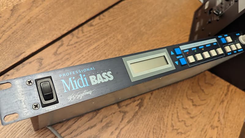360 Systems MIDI Bass Rack Version 80s Blue | Reverb