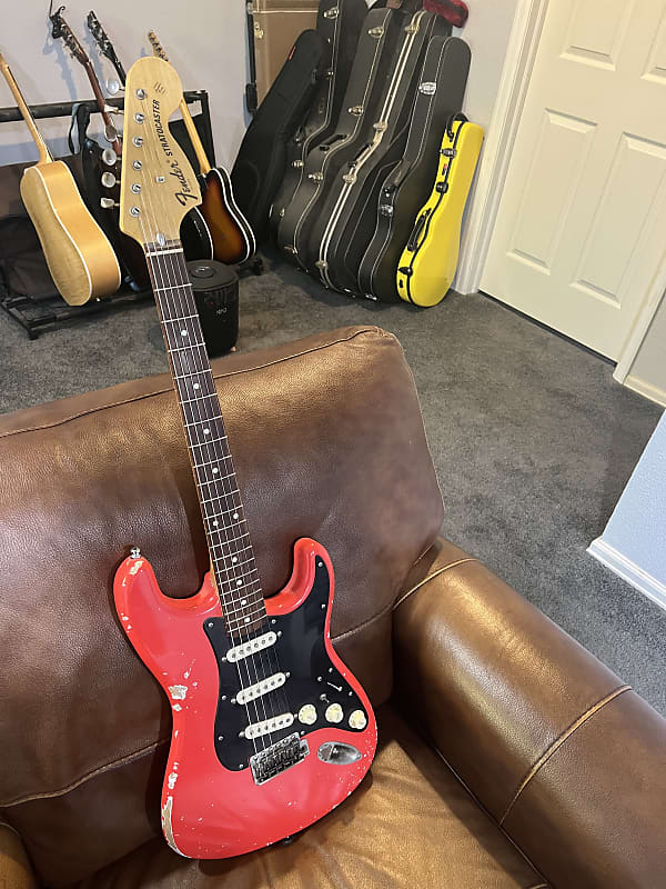 MJT Stratocaster 2016 - Fiesta red | Reverb